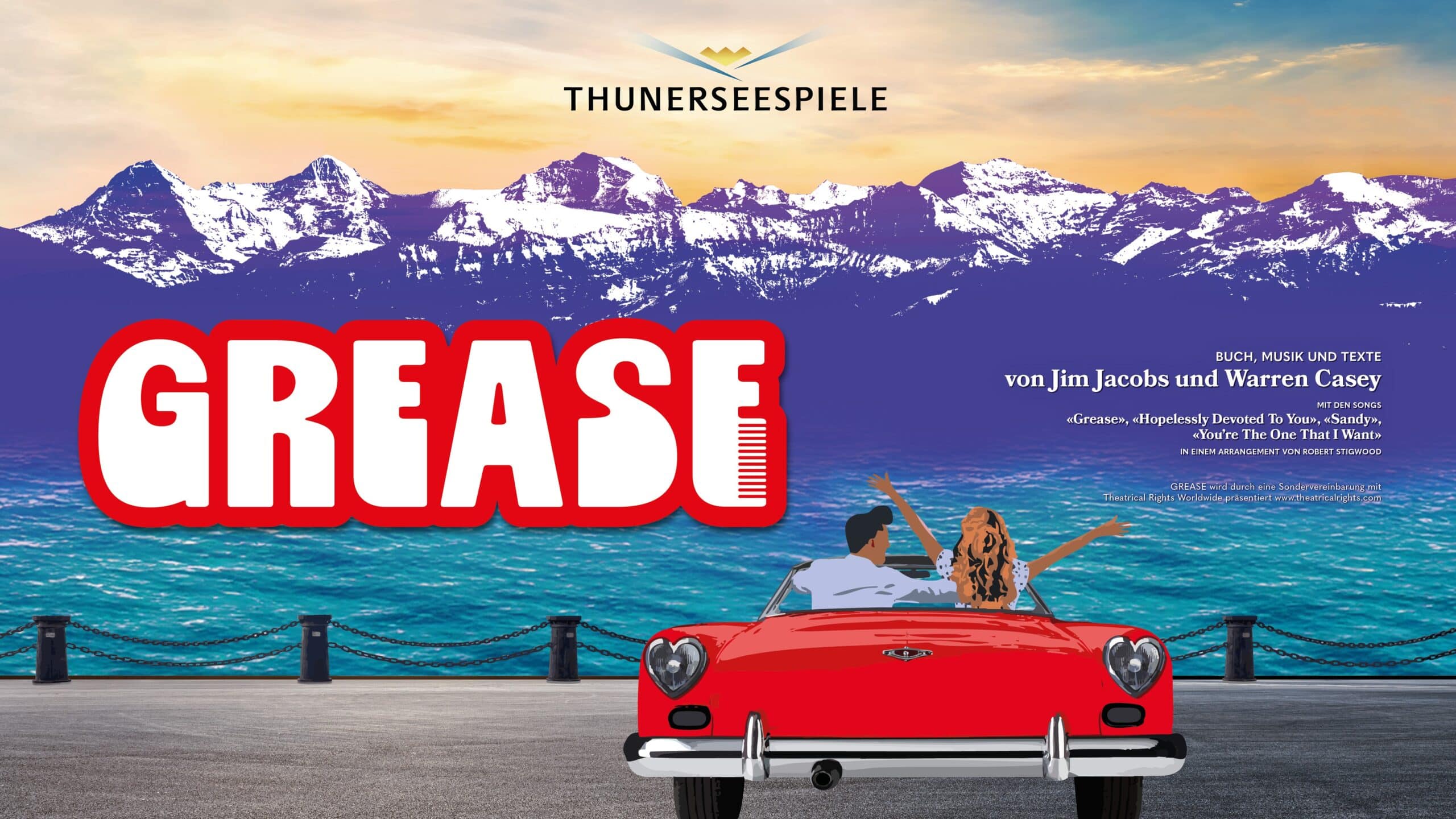 Musical GREASE mit Audio­deskription an den Thuner­seespielen